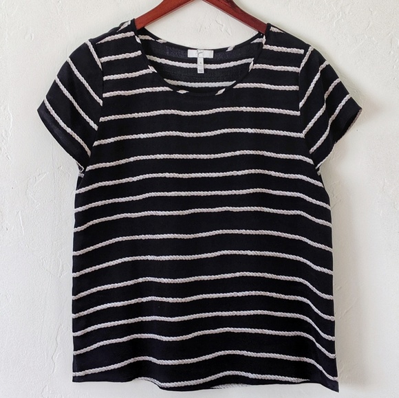 Joie | Tops | Joie Rope Silk Blouse | Poshmark